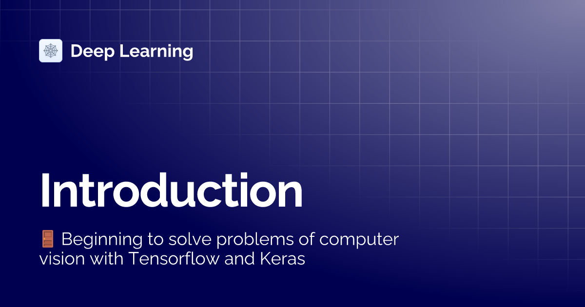 Introduction | Deep Learning